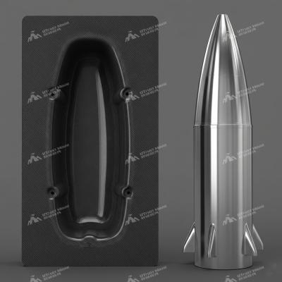 China Carbon Fiber Missile Fairing Mold High Precision Aerodynamic Shape 2m Length for sale