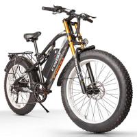 China US EU STOCK 26 Inch Fat Tyre Electric Mountain Bike For Adult 1000w 48v Cysum 900 for sale