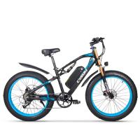China US EU STOCK 26 Inch Fat Tire E Bike With Full Suspension 1000Watt 17Ah Cysum M900 for sale