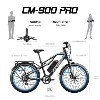 China US EU STOCK 26 X 4.0 Fat Tire 1000w Ebike Hydraulic Disc Brake Zoom Super Wide Cysum M900 Test for sale