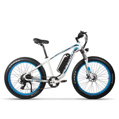 China Lightest Long Range Electric Bikes Cycle 100km 1000w 48v 20Ah Hardtail Mechanical Brake for sale