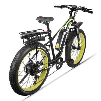 China Cargo City Commuter Electric Bike 1000w 48v 15Ah Rear Rack Hardtail CYSUM M980 for sale
