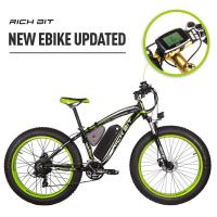 China US EU STOCK 26 inch fat tyre electric cycle Long Range 1000w 17ah Lithium Battery Rich Bit 022 for sale