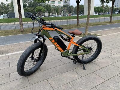 China 500w Fat Tire Electric Mountain Bike Full Suspension Hydraulic Disc Brake CYSUM M999 for sale