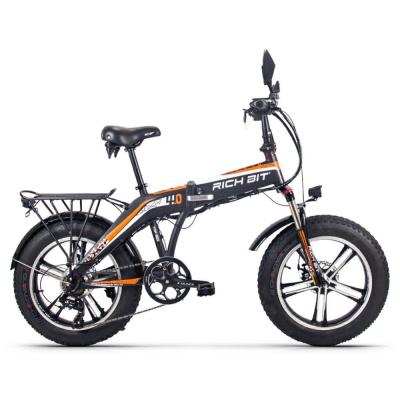 China 20 Inch Fat Tire Folding E Bike Snow Bike Electric 4 Chaoyang Tire 48v 500 Watt 9.6Ah for sale