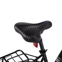 China Beach Women Electric Bikes With Basket Ladies Electric Bicycle 26