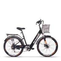 China Ladies Electric Step Through Bike Lightest 26 Inch 48v 350w 9.6Ah CYSUM R1 for sale