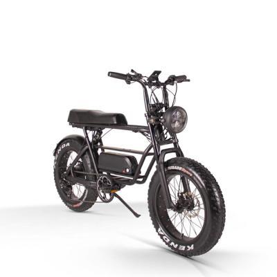 China Fat Tire Foldable Ebike Electric Double Batteries 500w 9.6Ah 40kmh for sale