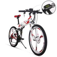 China EU STOCK Rich Bit Top 860 26 Inch Full Suspension Folding E Bike 36v 250w 21 Speed for sale