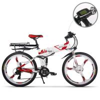China EU STOCK Full Suspension Folding Electric Bike With 26 Inch Wheel 36v 250w RICH BIT Top-860 for sale
