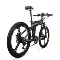 China EU STOCK 26 Inch Wheel Folding Electric Bike Full Suspension Rich Bit Top 860 Manual 36v 250w 12.8Ah for sale