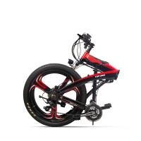 China Folding Mountain E Bike 36v 250w 9.6ah Lunar Rich Bit Top-880 26 Inch X 2.10 Tire for sale