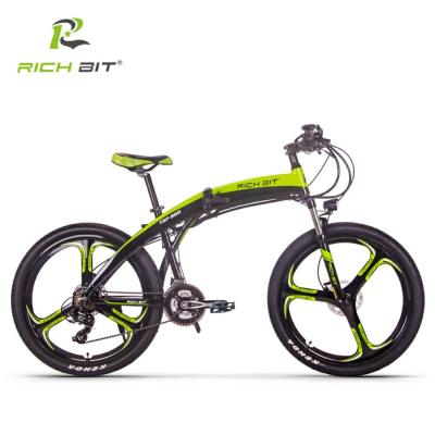 China Small Lightweight Fold Up Electric Bike Lunar Shape 36v 250w 9.6ah RICH BIT Top-880 for sale