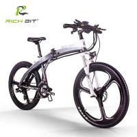 China 36v Ebike Folding Mountain Bike Electric Cycle Lunar Frame Richbit Top 880 250w 9.6ah for sale