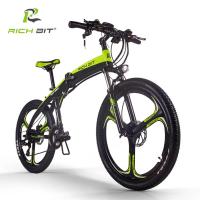 China Smart Folding Electric Bike Battery 36v 250w 9.6ah Lithium Lunar Shape Richbit Top 880 for sale