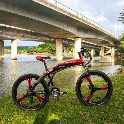 China Folding Lightweight Electric Bike Lunar Shape For Ladies 36v 250w 9.6ah for sale