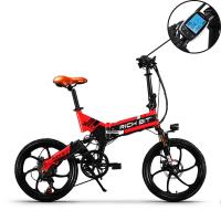 China Portable 20 Inch Folding Electric Bike 48v Lithium Battery Top 730 for sale