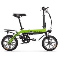China Small Wheel Electric Folding Bike Lightweight 250w Aluminum Frame Rich Bit Rt 618 for sale