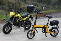 China Folding Electric Ladies Bike 36v 10ah 250w Integrated Portable Rich Bit 619 for sale