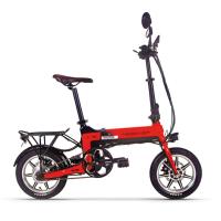 China Rich Bit Top 619 E Bike Folding Mini Electric Bike 250w 10Ah Integrated Frame for sale