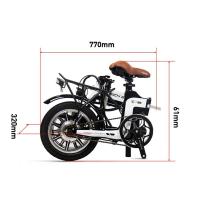 China Lightweight Fold Up Electric Bike Lightest Foldable Ebike Women 250w Portable for sale