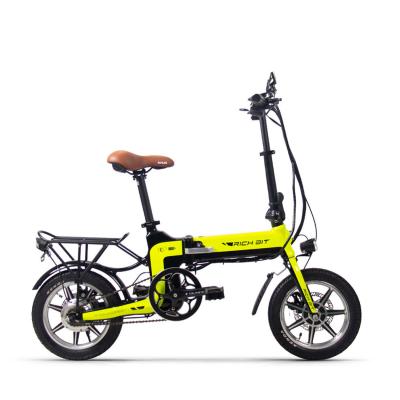 China Mini Foldable Electric Bicycle Bike 250w 10Ah Integrated Frame Rich Bit 619 for sale