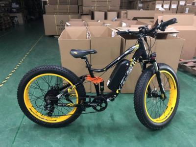 China Full Suspension 26 Inch Fat Tire Ebike 1000w 48v Mountain RICH BIT 890 for sale