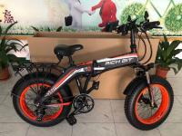 China 20 Inch Fat Tire Folding E Bike Snow Bike Electric 4 Chaoyang Tire 48v 500 Watt 9.6Ah for sale