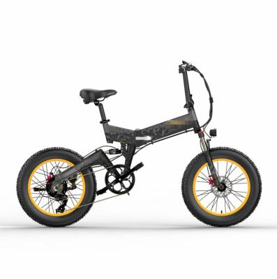 China 20 Inch Fat Tire Folding Electric Bike X3000 48v 1000w 14.5Ah LG Battery Cells Full Suspension for sale