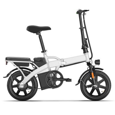 China 14 Inch 350w Folding Electric Bike For Adults 48v 10Ah CYSUM K9 for sale