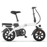 China Womens Folding Electric Bike 14 Inch 350w 500w High Carbon Steel Frame CYSUM S8 for sale