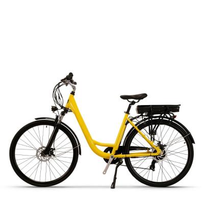 China Women Ladies Step Through Electric Bike Cycle 26 Inch 350w 36v 14ah Battery for sale