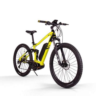 China Fat Tire Ebike Mid Drive Full Suspension Bike 27.5