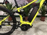 China Fat Tire Ebike Mid Drive Full Suspension Bike 27.5