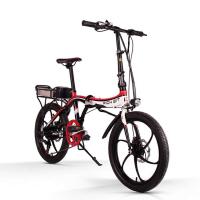 China 20 Inch Ebike 48v Electric Folding Bicycle 250w Rear Carrier Big Battery RICHBIT R900 for sale