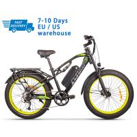 China US EU STOCK 26 Inch Fat Tire E Bike With Full Suspension 1000Watt 17Ah Cysum M900 for sale