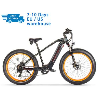China US STOCK 26 Electric Fat Tire Ebikes For Hunting Commuter Mountain 1000w 48v 42kmh for sale