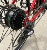 China Women Elder Man Shopping City Cheap ML9 Commuter Electric Bike Aluminum double two Batteries Ebike 20Ah 150km Long range for sale