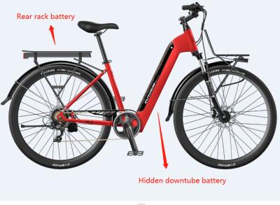 China Women Elder Man Shopping City Cheap ML9 Commuter Electric Bike Aluminum double two Batteries Ebike 20Ah 150km Long range for sale