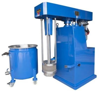 China 200L High Speed Basket Grinding Mill Machine 15kW Motor 0-900 RPM for Paint Pigment Dispersion for sale