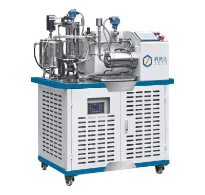 China 1L Laboratory Nano Bead Mill with Chiller - 50nm Grinding Fineness, 4kW Motor, 0-2900 RPM Speed for sale
