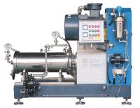 China 30L Horizontal Sand Mill Bead Mill with 30kW Motor for Paint and Coating Production 100-700L/h Capacity for sale