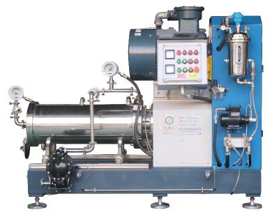 China 30L Horizontal Sand Mill Bead Mill with 30kW Motor for Paint and Coating Production 100-700L/h Capacity for sale