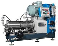 China 50L High Flow Disc Type Horizontal Sand Mill Bead Mill for Paint with 37-45Kw Motor and 150-1000L/h Capacity for sale
