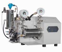 China Laboratory Horizontal Pin Type Bead Mill 0.5L Capacity with 2.2kW Motor and 2900 RPM Speed for Industrial Grinding for sale
