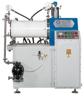 China 15kW Horizontal Bead Mill with 20L Capacity and Mixed Disc Design for Paint and Ink Grinding for sale