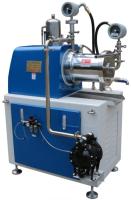 China 6L Horizontal Pin Type Bead Mill with 15Kw Motor for Super-Fine Grinding 10-2μm Fineness for sale