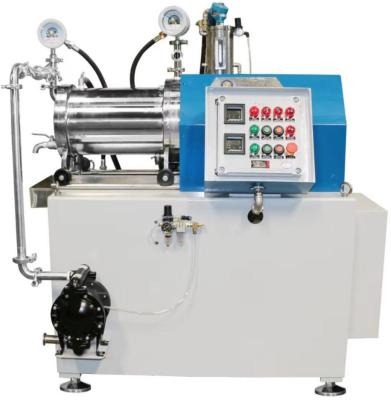 China LTD10B 10L Horizontal Pin Type Bead Mill with 22Kw Motor for 2-10μm Super Fine Grinding for sale