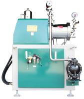China 6L Horizontal Pin Type Bead Mill with 15Kw Motor for Super-Fine Grinding 10-2μm Fineness for sale