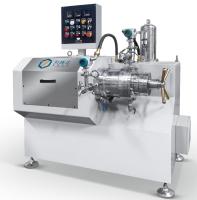 China Horizontal Lab Sand Mill 3L Capacity Pin Type High Viscosity Bead Mill for Printing Ink with 15-30 L/h Production Rate for sale